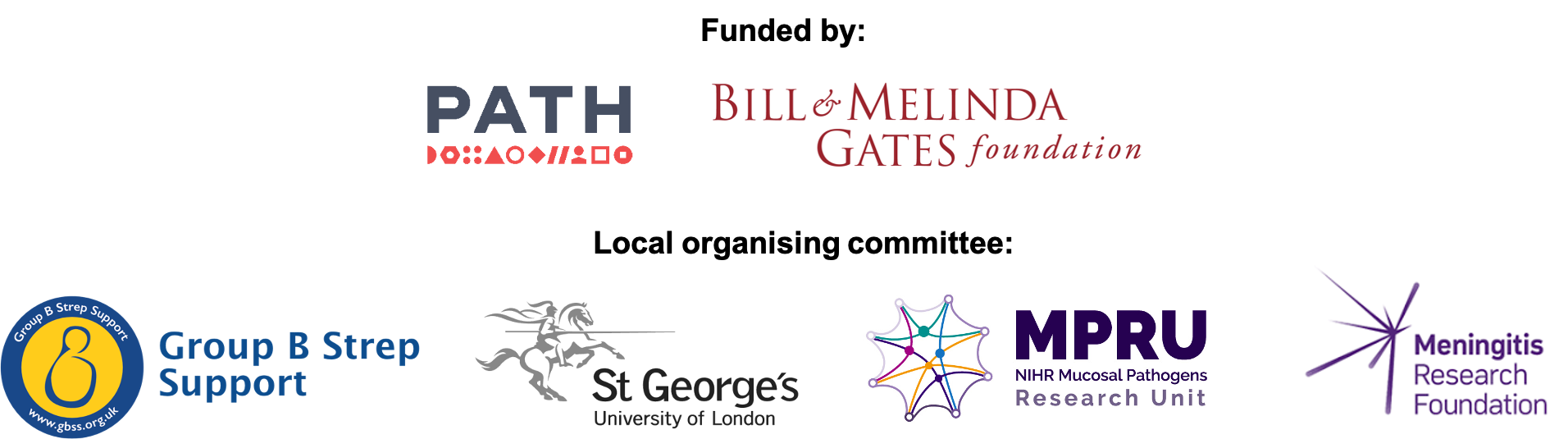 Funders and organising committees of Global conference on Group B Strep ...