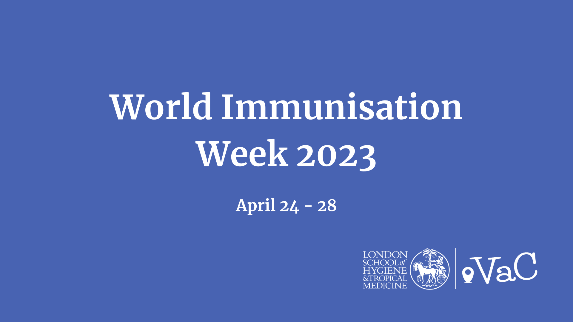 World Immunisation Week 2023 research showcase | LSHTM