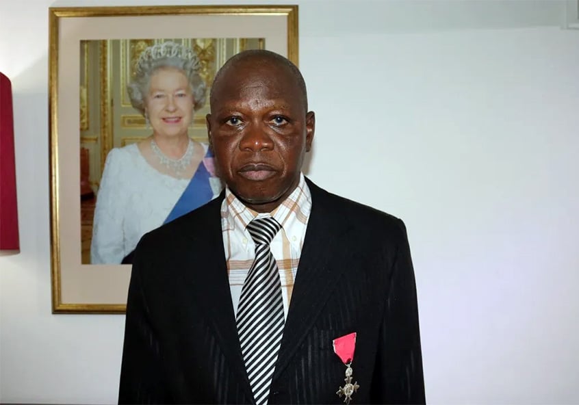 Pierre Gomez awarded MBE by Her Late Majesty Queen Elizabeth II | LSHTM