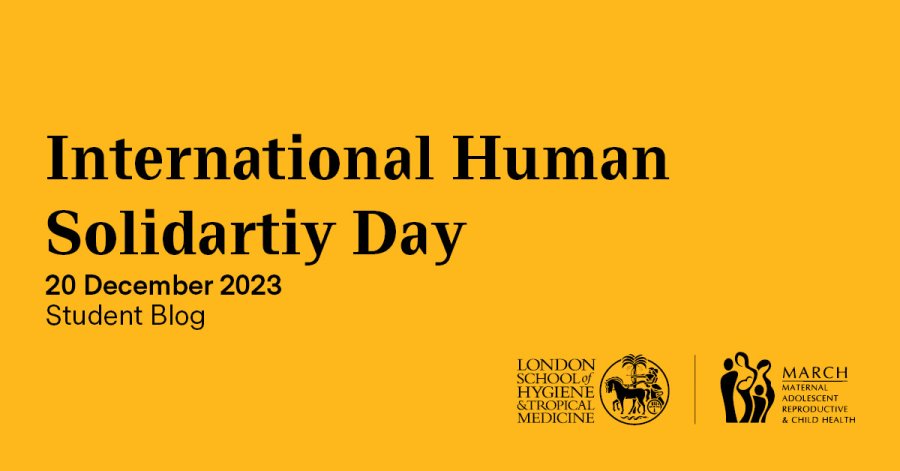 International Human Solidarity Day: Conflict, climate and women and ...