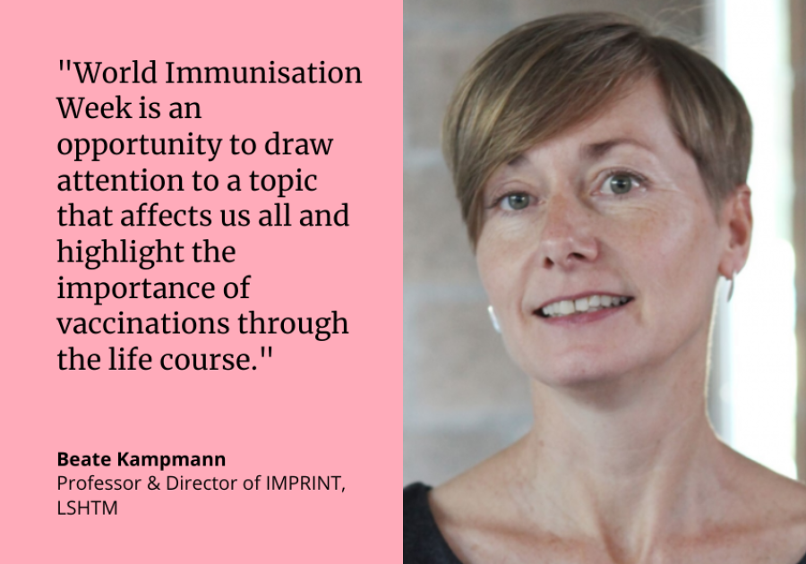 World Immunisation Week: Interview with Professor Beate Kampmann | LSHTM